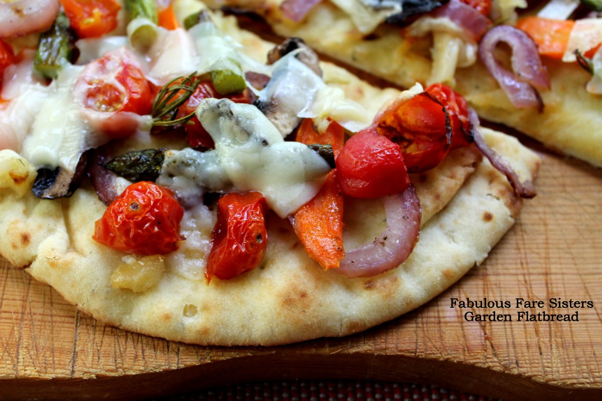 Garden Flatbread – Fabulous Fare Sisters