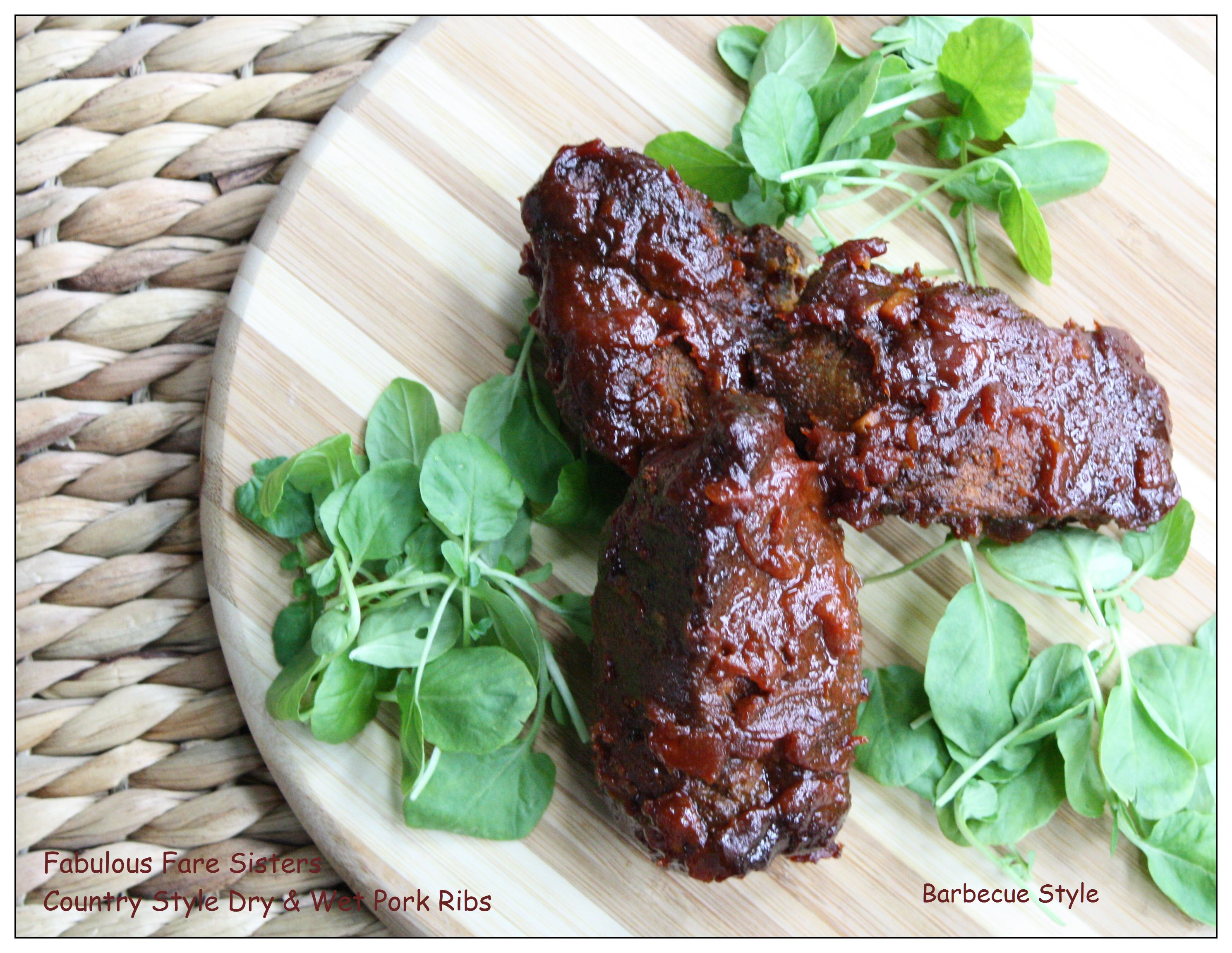 Country Style Dry & Wet Barbecue Pork Ribs – Fabulous Fare Sisters