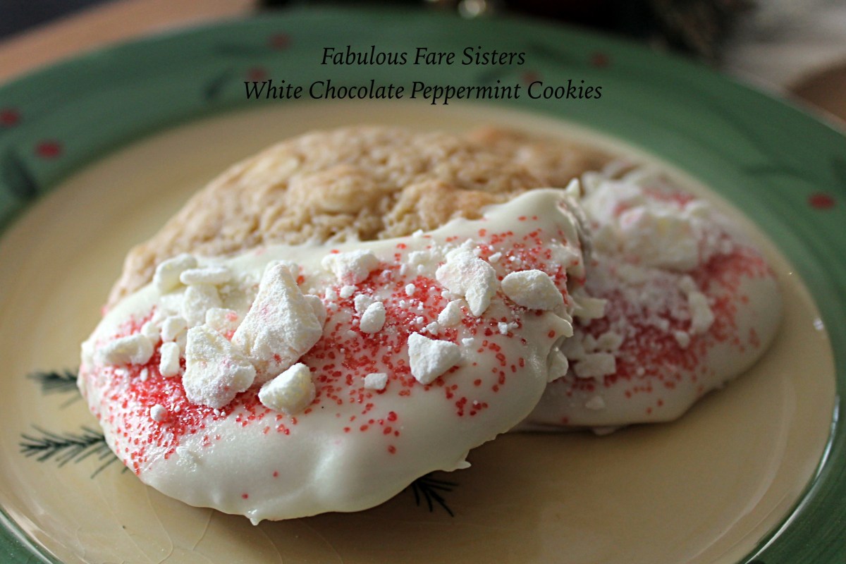 The Cookie Jar: White Chocolate Peppermint Cookies – Fabulous Fare Sisters